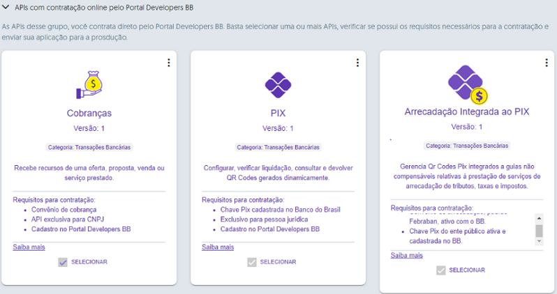 GF - Como Fazer - Open Banking para Banco do Brasil - CIGAM WIKI