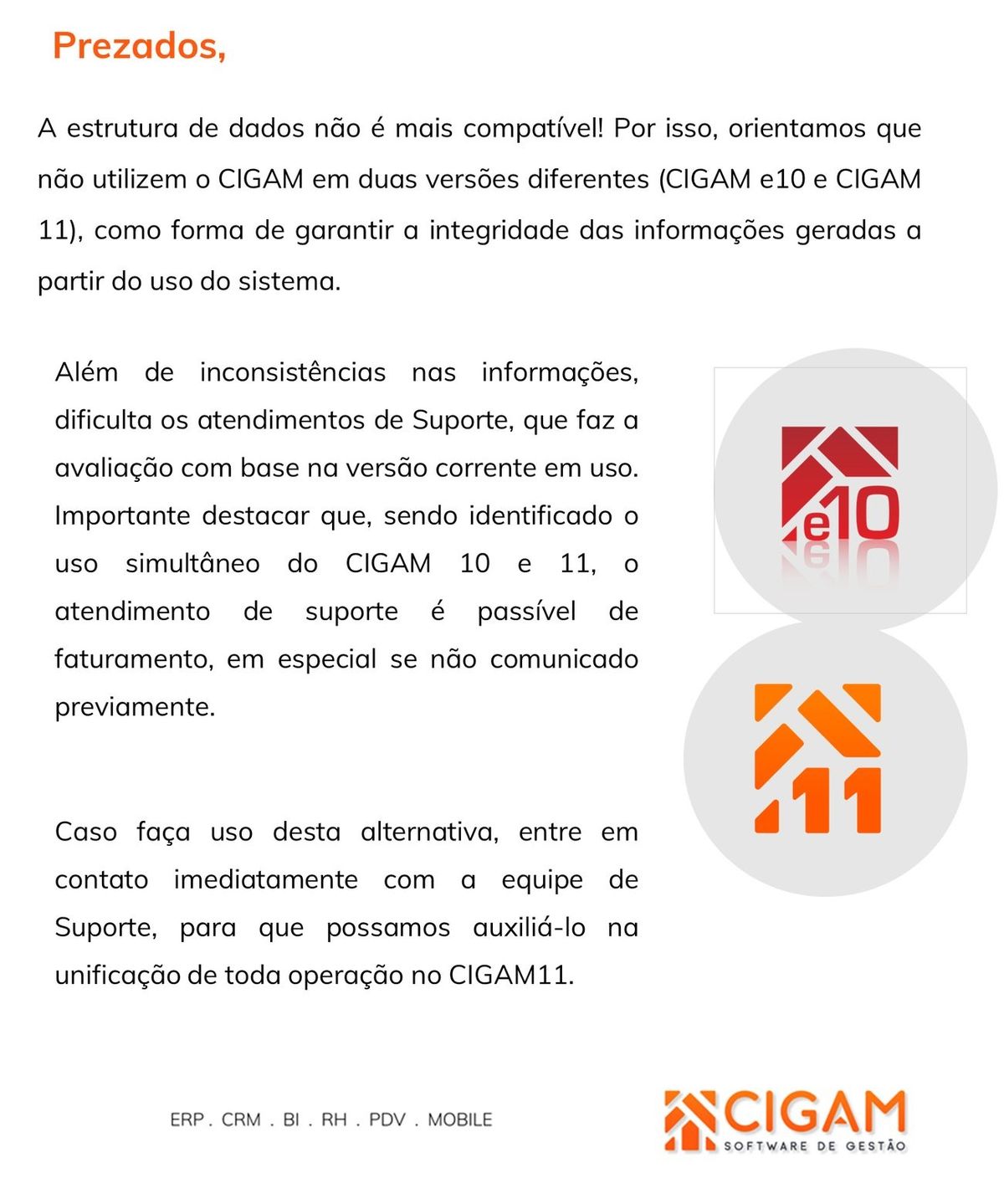 Boas Práticas - CIGAM e10 e 11: Os impactos do uso simultâneo das ...